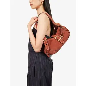 COACH Drifter 31 Suede Shoulder Bag