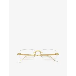 Ray-ban Rb3928v Square-frame Metal Optical Glasses
