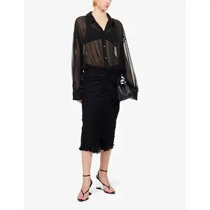 Jacquemus La Robe Siroco" Sheer-crepe Midi Dress