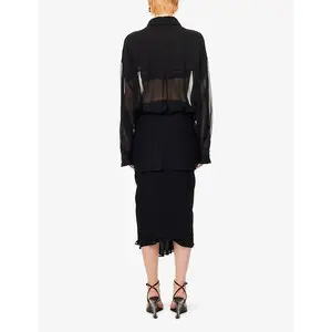 Jacquemus La Robe Siroco" Sheer-crepe Midi Dress