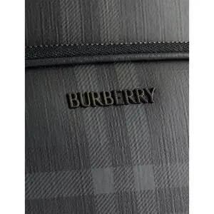 Burberry City Check Zip Coated-canvas Backpack