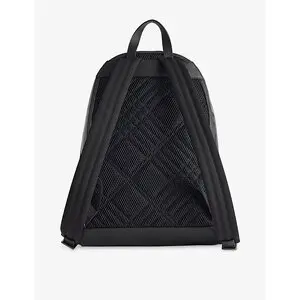 Burberry City Check Zip Coated-canvas Backpack