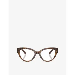 Dolce & Gabbana Cat Eye Acetate Eyeglasses - Brown