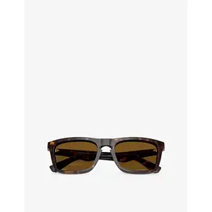 Burberry Square Frame Acetate Sunglasses - Brown
