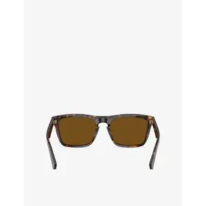 Burberry Square Frame Acetate Sunglasses - Brown