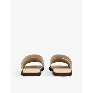 Brunello Cucinelli Double-strap Suede Sandals