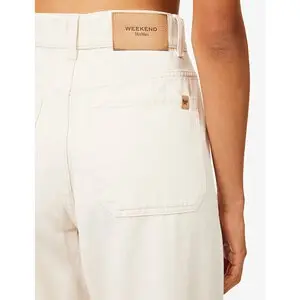 Max Mara Regular-fit Wide-leg Denim Jeans