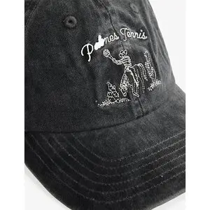 PALMES Western Logo-embroidered Cotton Cap