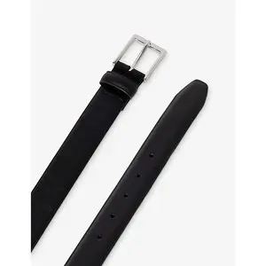HACKETT Feather-edge Leather Belt