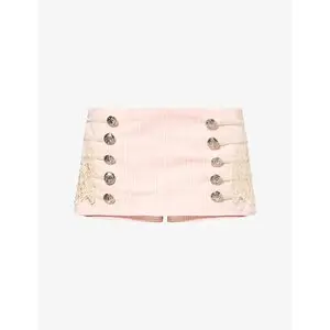 JADED LONDON Mandy Military Woven Skort - Multi