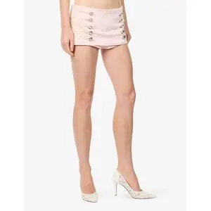 JADED LONDON Mandy Military Woven Skort