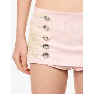 JADED LONDON Mandy Military Woven Skort