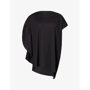 Issey Miyake A-poc Slice Pleated Knitted Shirt - Black