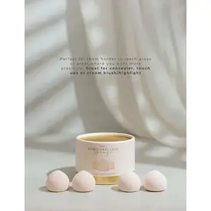 CLOMANA Mini Marshmallow Make-up Sponges Set Of Four