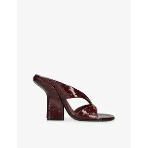 Dries Van Noten Heeled Patent-leather Mules