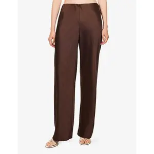 Vince Colette Wide-leg Cotton Trousers