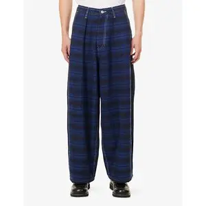 STORY MFG. Lush Check Cotton Trousers