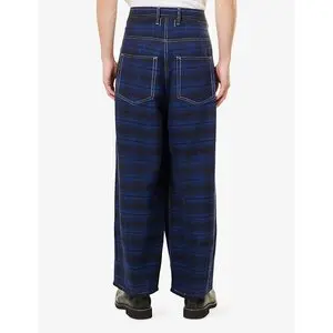 STORY MFG. Lush Check Cotton Trousers