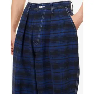 STORY MFG. Lush Check Cotton Trousers