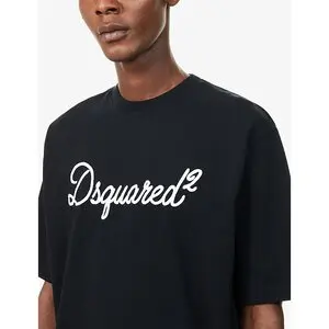 Dsquared2 Signature Brand-embroidered Cotton T-shirt