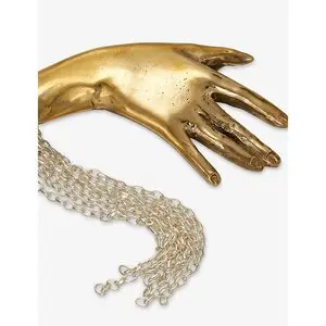 BEATRIZ PALACIOS Folk Maja Gold-plated Brass Brooch