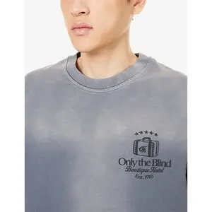 ONLY THE BLIND Le Portier Logo Cotton T-shirt