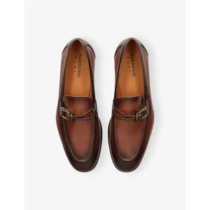 Magnanni Braided Bit Leather Loafers