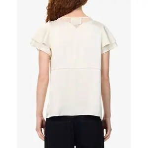 Citizens Of Humanity Lola Lace-trim Satin Top
