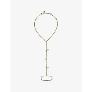 OFA 18ct Gold And Diamond Hand Chain - Yellow
