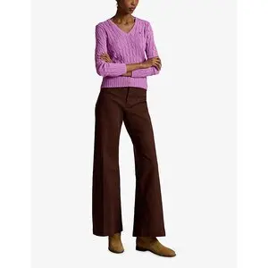 Polo Ralph Lauren Kimberly Cable-knitted Cotton Jumper