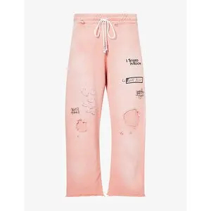 PALY HOLLYWOOD Alta Cienega Cotton Jogging Bottoms - Peach