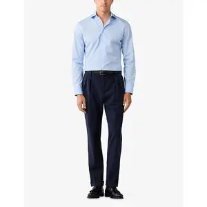 HACKETT Formal Tailored-fit Long-sleeve Cotton Shirt