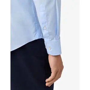 HACKETT Formal Tailored-fit Long-sleeve Cotton Shirt