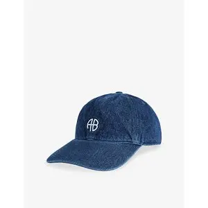 ANINE BING Jeremy Logo-embroidered Denim Baseball Cap