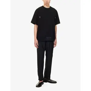 Sacai Patch-pocket Short-sleeve Cotton T-shirt