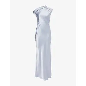 REFORMATION Razele Off-shoulder Silk Maxi Dress