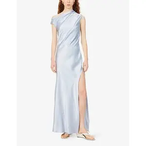 REFORMATION Razele Off-shoulder Silk Maxi Dress