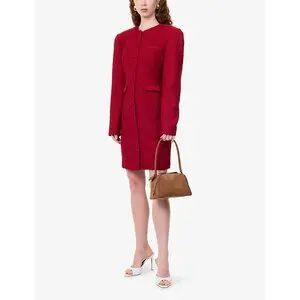 Magda Butrym Padded-shoulder Bouclé Mini Dress