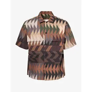 Sacai X A.p.c Quilts Cotton Shirt