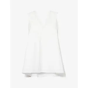 Dissh Annabel Lace-trim Cotton-blend Top - White