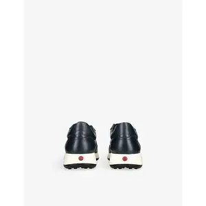 TOD'S Leather Lace-up Trainers - Navy