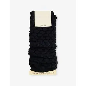 Falke Arcitc Haze Woven Leg Warmers - 3000 Black