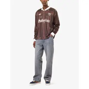NAHMIAS Scribble Long-sleeve Jersey Top
