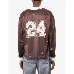NAHMIAS Scribble Long-sleeve Jersey Top