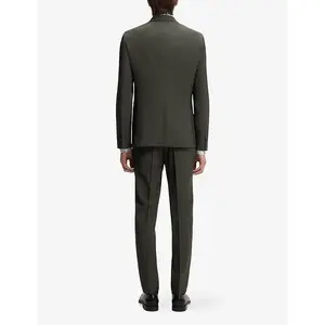 BOSS Single-breasted Slim-fit Stretch-wool Suit