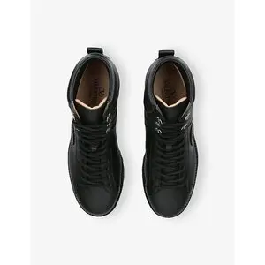 Valentino Garavani Leather Lace-up Combat Boots