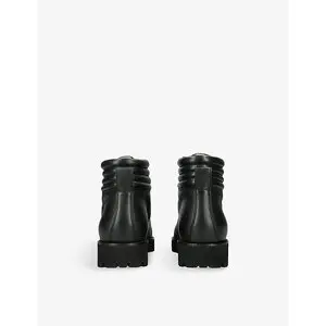 Valentino Garavani Leather Lace-up Combat Boots