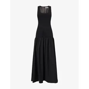 Oddmuse Dropped Waist Maxi Dress