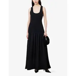 Oddmuse Dropped Waist Maxi Dress