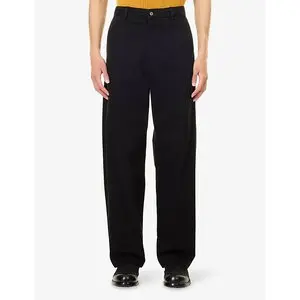 FRAME Relaxed-fit Cotton-canvas Chino Trousers